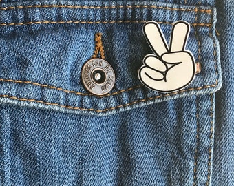 Peace sign patch | Etsy
