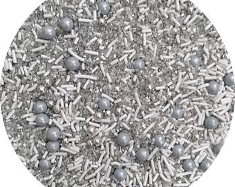 Silver sprinkles | Etsy