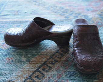 70s wood clogs | Etsy