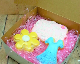 Flower girl cookie | Etsy