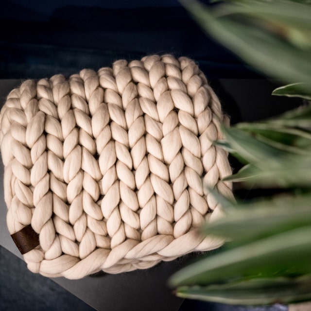 Chunky knits from 100% giant merino wool yarn by WoolArtDesign