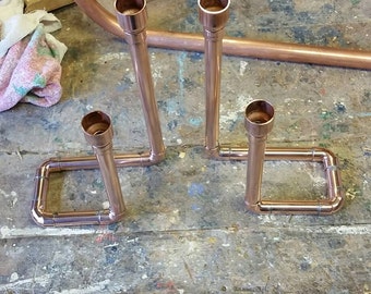 Copper pipe art | Etsy