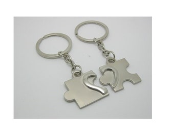 Puzzle key chains | Etsy