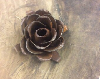 Rustic metal flowers | Etsy