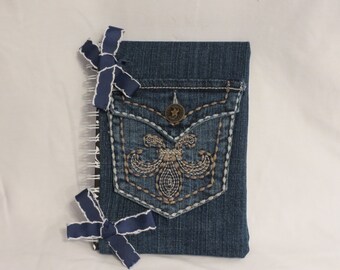 Items similar to Denim Journal - Handmade - Upcycled on Etsy