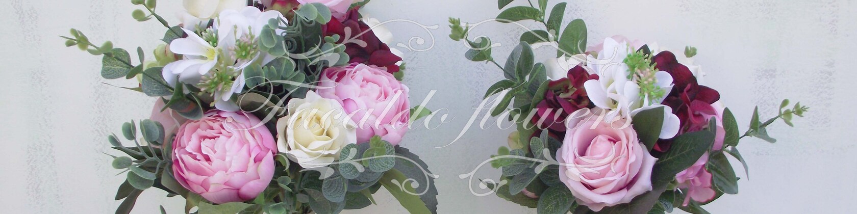 Wedding flowers bridal/bridesmaid bouquet by Facaldoflowers