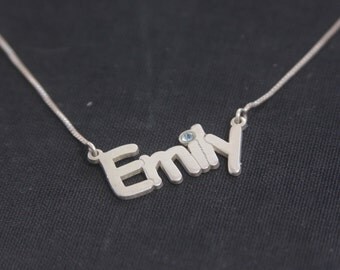 Emily name necklace | Etsy