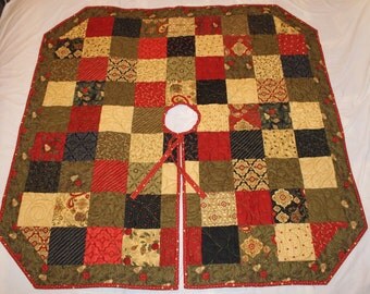 Quilted tree skirt | Etsy