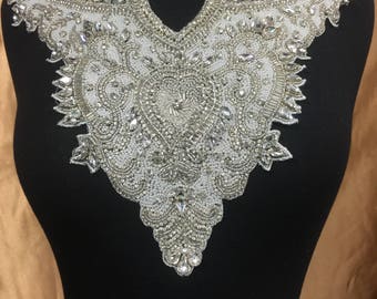 Neckline applique | Etsy