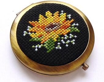 Sunflower mirror | Etsy