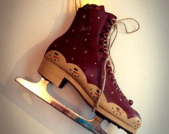 Painted ice skates | Etsy