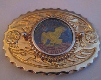 Coin belt buckle | Etsy