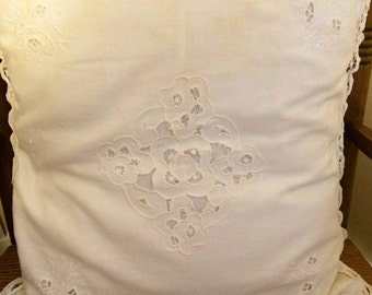 Crochet lace pillow | Etsy