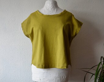 Women chartreuse top | Etsy