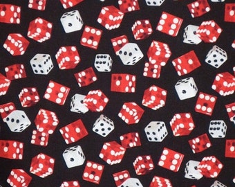 Unique dice fabric related items | Etsy