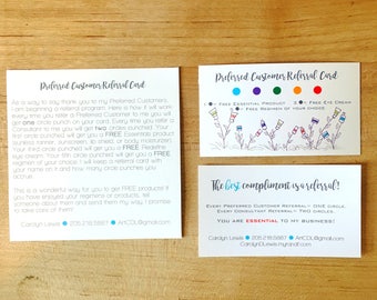 Referral card | Etsy