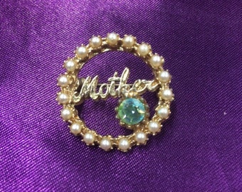 Mother brooch | Etsy