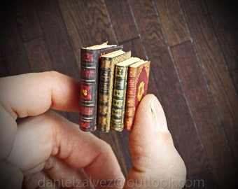 Miniature library | Etsy