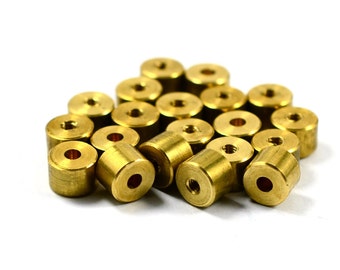 Raw brass cylinder | Etsy