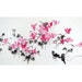 Suibokuga Japanese ink painting Sumi-e Floral Spring is coming