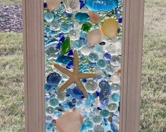 Stained glass shell | Etsy