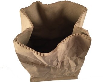 Paper bag vase | Etsy