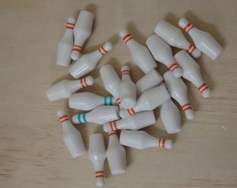 Mini bowling pins | Etsy