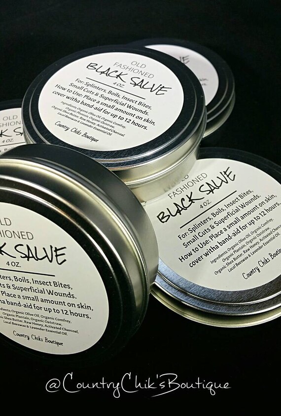 Black Salve /Drawing Salve /Skin Health / Splinters / Boils