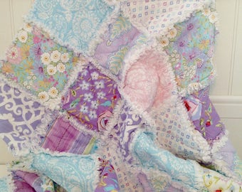 Baby rag quilt | Etsy