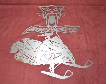 Snowmobile wall art | Etsy