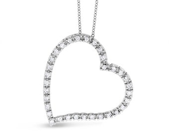 Slanted heart | Etsy