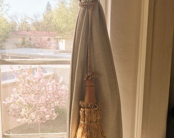 Curtain tiebacks | Etsy