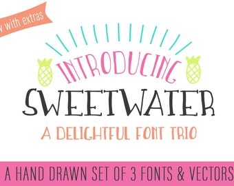 Handwritten font | Etsy