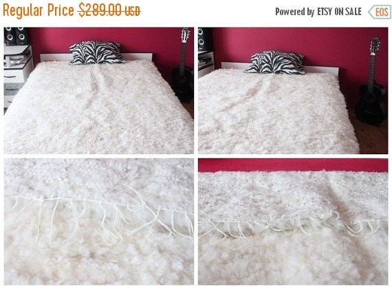 ON SALE Exclusive Genuine Unique WOVEN Lamb by naturalsheepskin