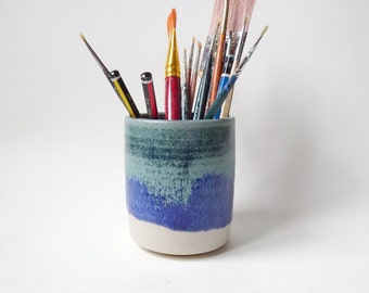 Ceramic pen holder | Etsy