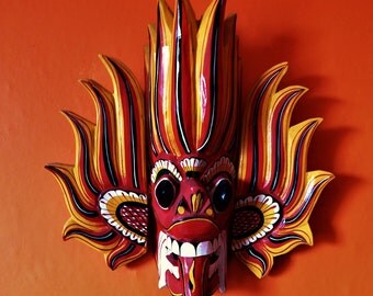 Painted face mask | Etsy