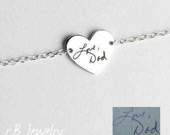 Unique signature bracelet related items | Etsy