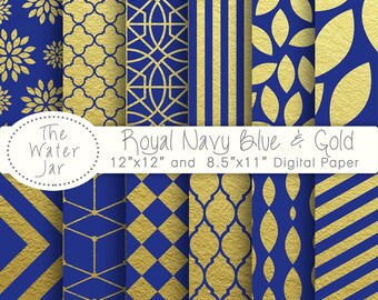 Rose Gold digital paper pack with Rose Gold Metallic Glitter