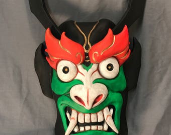 Oni mask | Etsy