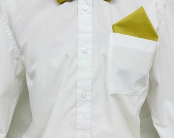 Yellow pocket square | Etsy