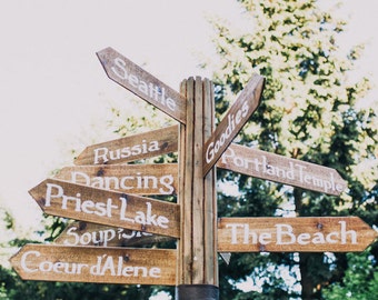 DR. SEUSS/Cat in the Hat...Whimsical directional SIGNS