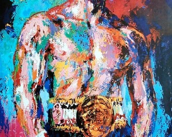 Rocky Movie Poster Art Print Black and White Art Boxing