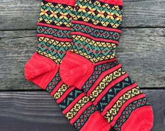 Scandinavian socks | Etsy