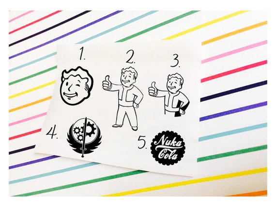 Fallout 4 Decal Fallout 4 Sticker Nuka Cola Decal