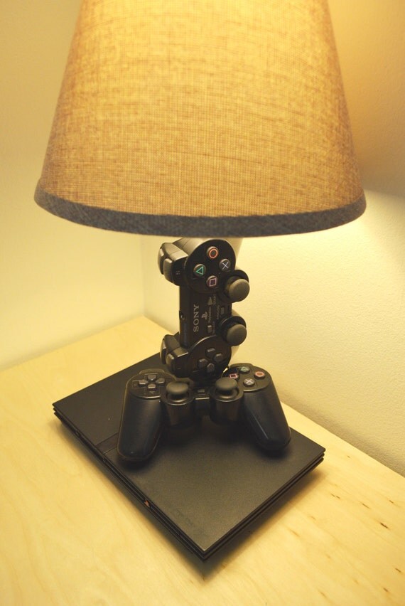 Playstation 2 Desk Lamp Console and Controller by 1upForge