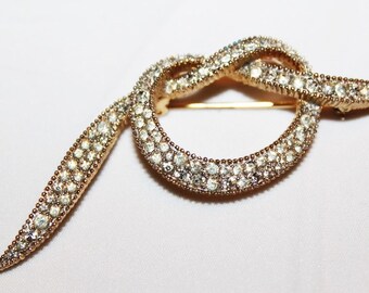 Love knot brooch | Etsy