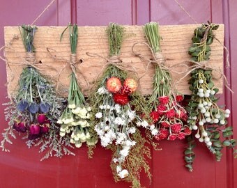 Dried flower rack | Etsy