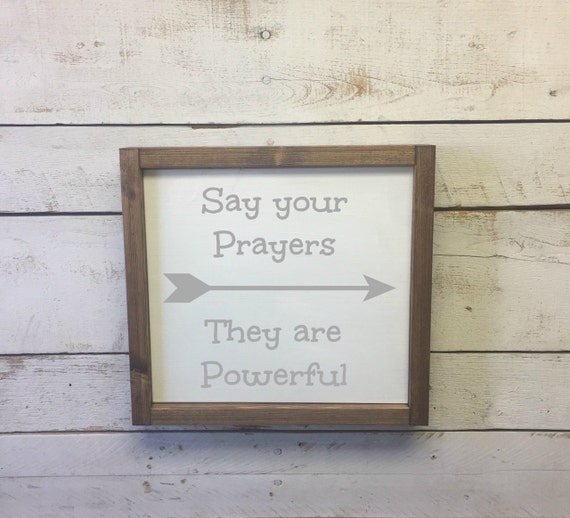 Prayer Sign Prayer Room Sign Christian Wall Art Say your