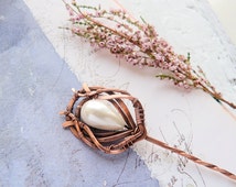 Unique wire wrapped hair related items | Etsy