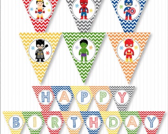 Superhero flags | Etsy